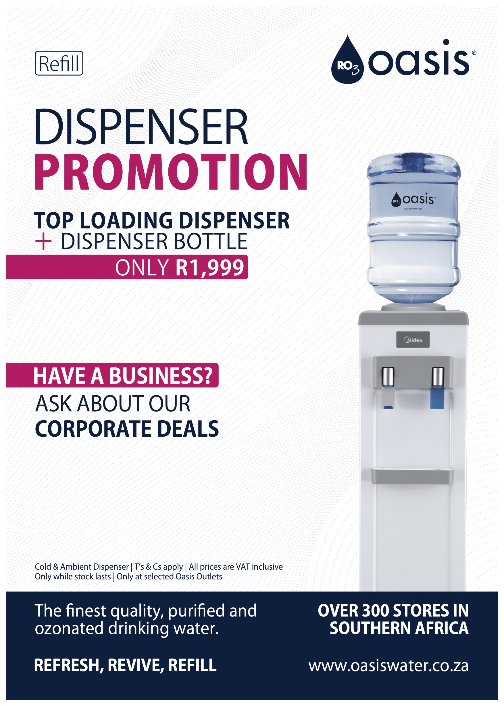 Oasis Water Midrand | Supply of purified water