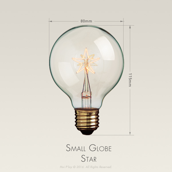 Small Globe Star Filament Bulb | Hoi P'loy | Product description Bulb ...