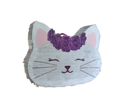 White cat Face Piñata | Get ready to party with our easy-to-fill ...