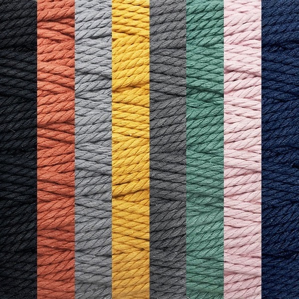 Macrame Rope 3mm, 250g | Macrame, Crochet, Recycled Cotton, Eco Cotton ...