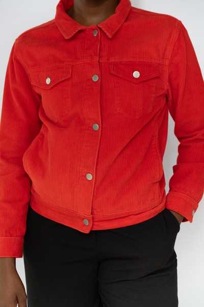 Red Corduroy Jacket