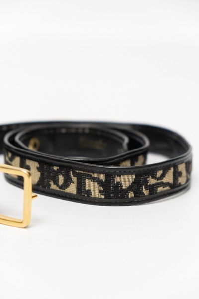Dior Monogram Belt | Vintage Dior monogram belt. Gold tone engraved ...