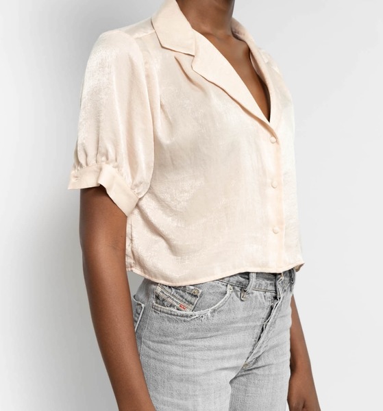Satin Boxy Blouse