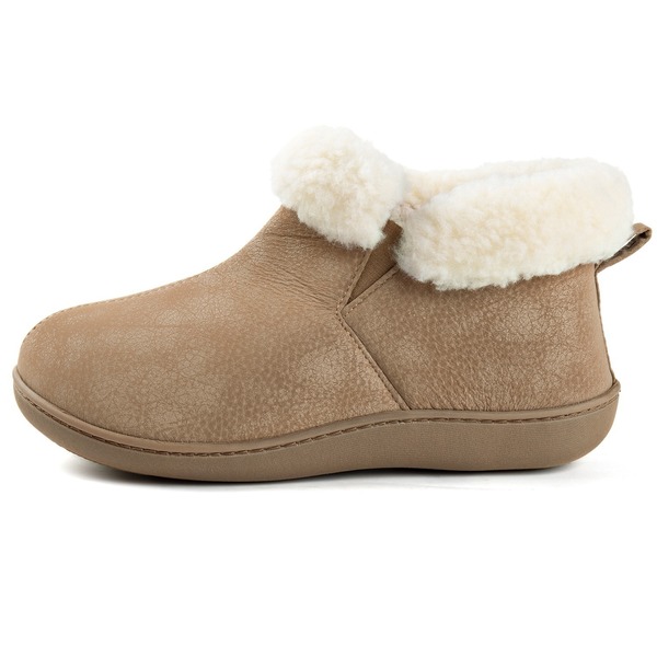 Leather bootie slipper | High quality memory foam slipper that are both ...
