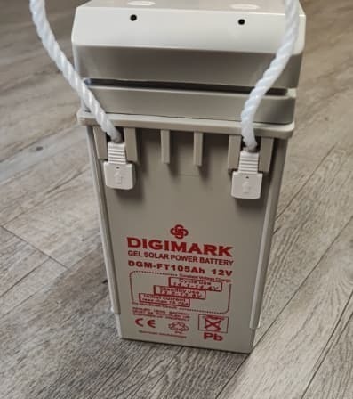 Digimark 105ah 12v GEL High Performance Solar Rechargeable Battery ...