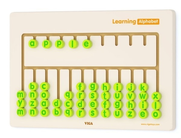 learning alphabet wall mount | practice word building, improve spelling ...