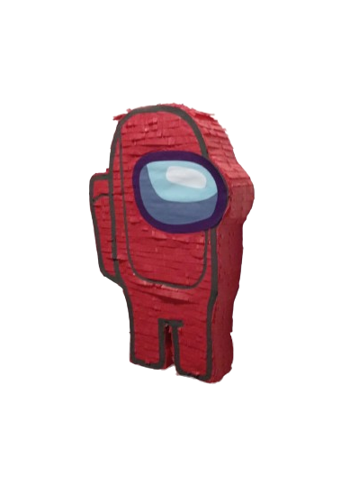 Red Among us Character Piñata | Get ready to party with our easy-to ...