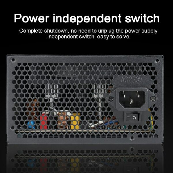 MX700 Gaming 24 Pin 12V ATX 700W PC Power Supply