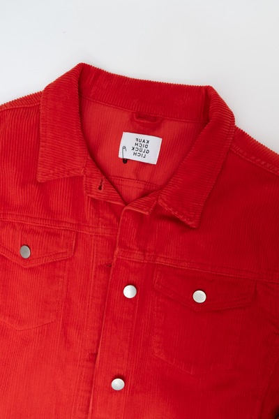 Red Corduroy Jacket