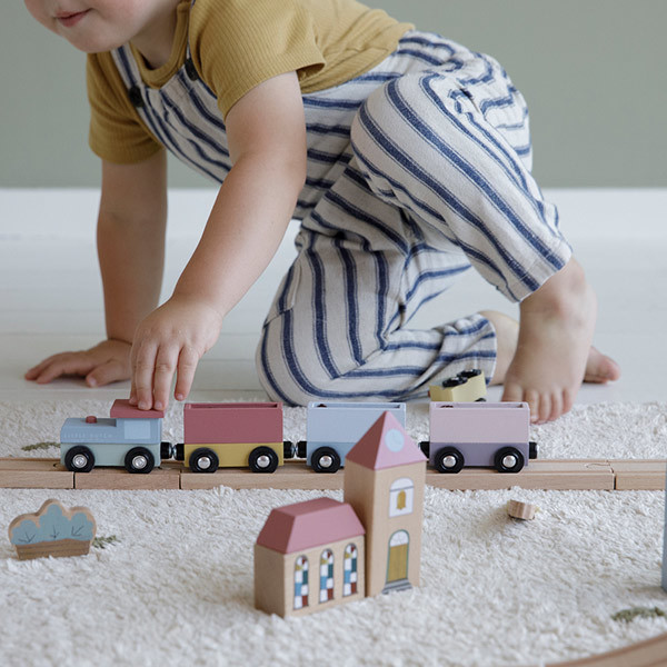 Little Dutch Wooden Railway Train XXL Set - Starterkit | Little ...