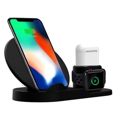 Andowl - Wireless Charger for iPhone, Apple Watch & AirPods - Fast ...