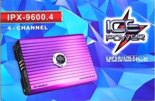 Ice Power 4 Ch IPX-9600.4 Class AB Power Amplifier | Description