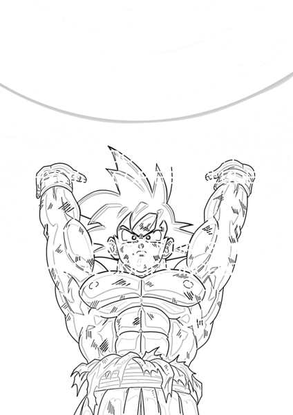 Dragon Ball Z Super Digital Coloring Book | 11-Page Printable Anime Col ...