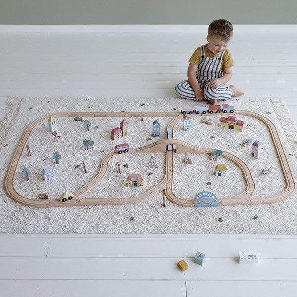 Little Dutch Wooden Railway Train XXL Set - Starterkit | Little ...