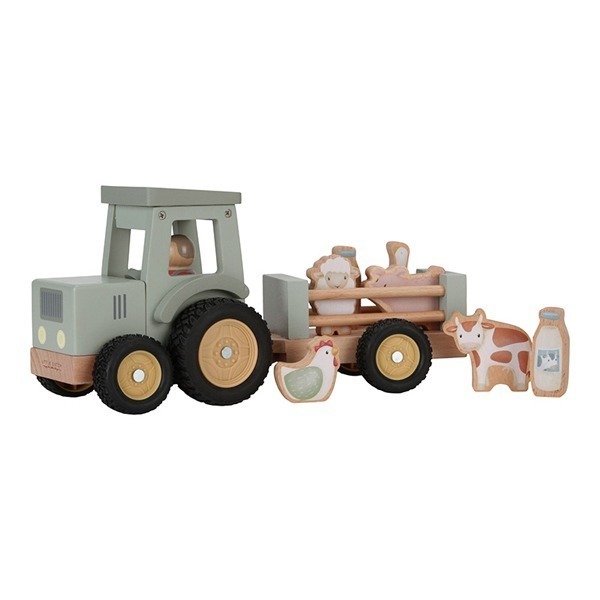 Little Farm Tractor With Trailer - Little Dutch | Little Favourites ...
