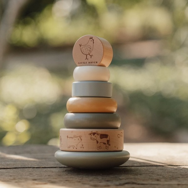 Little Farm Rocking Ring Stacker - Little Dutch | Little Favourites ...
