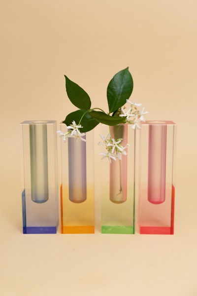 Acrylic Cylinder Perspex Vases