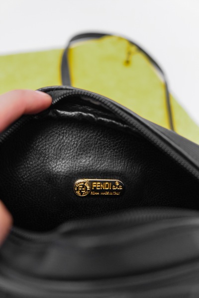 Vintage Fendi Roma Pequin Crossbody Bag | Vintage Fendi Roma Pequin ...