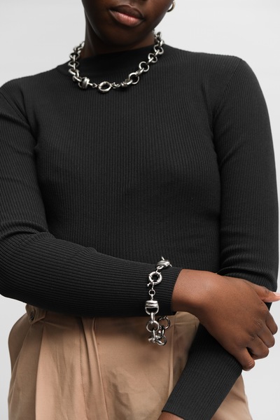 Chunky Chain And Bracelet Set