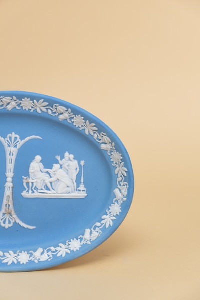 Wedgewood Blue Jasperware Plate