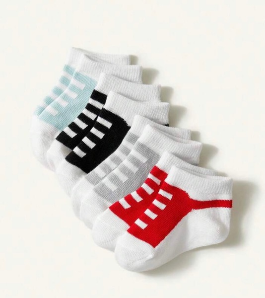 Baby shoe printed socks (3 pcs set) | Baby shoe printed socks, baby ...
