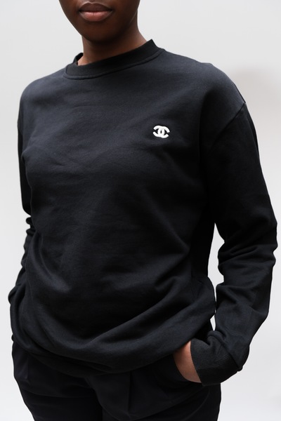Chanel Uniform Logo Sweatshirt
