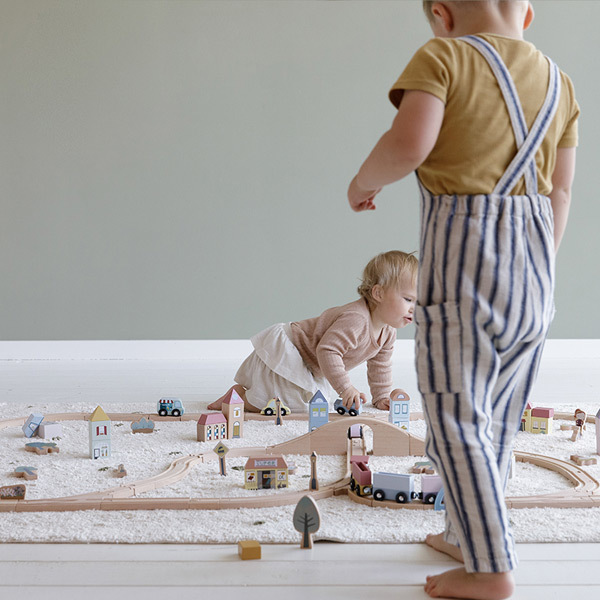 Little Dutch Wooden Railway Train XXL Set - Starterkit | Little ...