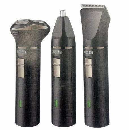 Andowl Men's 3-in-1 Wireless Electric Shaver and Nose Hair & Beard ...