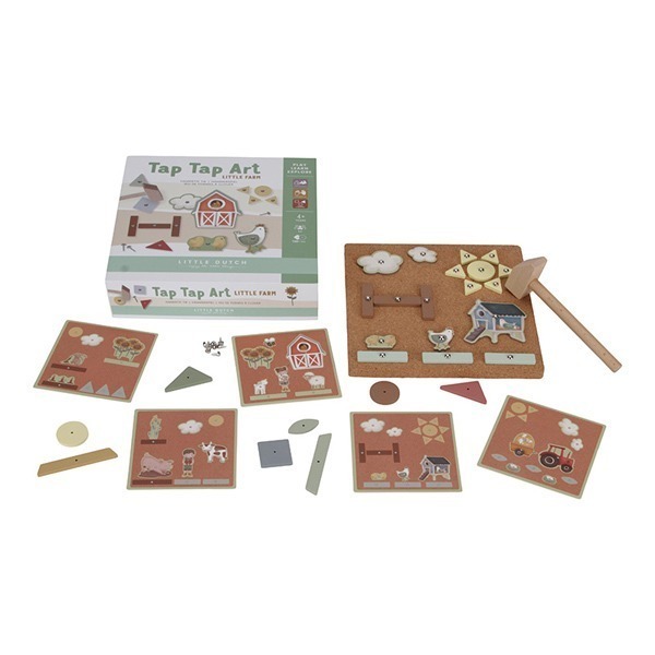 Little Farm Tap Tap Art Set - Little Dutch | Little Favourites | With ...