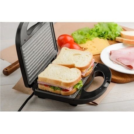 Non-Stick Sandwich / Panini Press Machine / Toaster - Black | Non-Stick ...