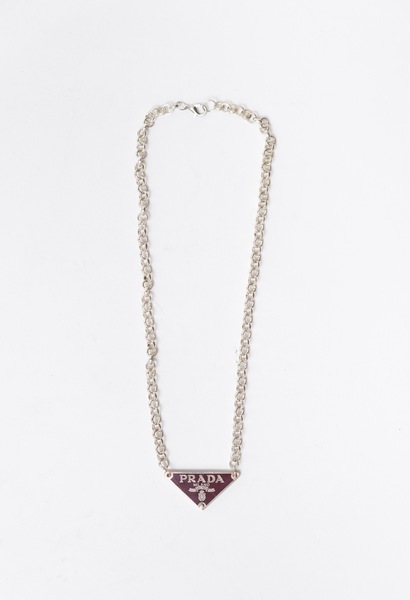 Silver Tone Triangle Chain