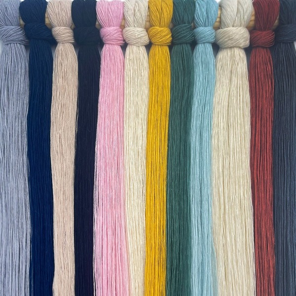 Single Twist String 4mm | Macrame, Crochet, Recycled Cotton, Eco Cotton ...