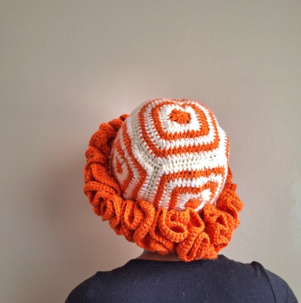 Granny Square Ruffle Hat | Unique ruffle hat that will make you a ...