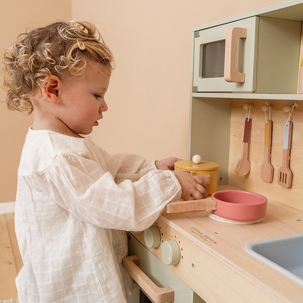 Little Dutch Wooden Play Kitchen - mint FSC | Little Favourites | What ...