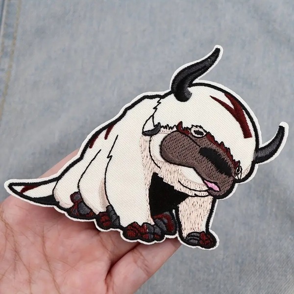 Avatar Appa Embroidered Patch Last Airbender Flying Bison | Avatar The ...