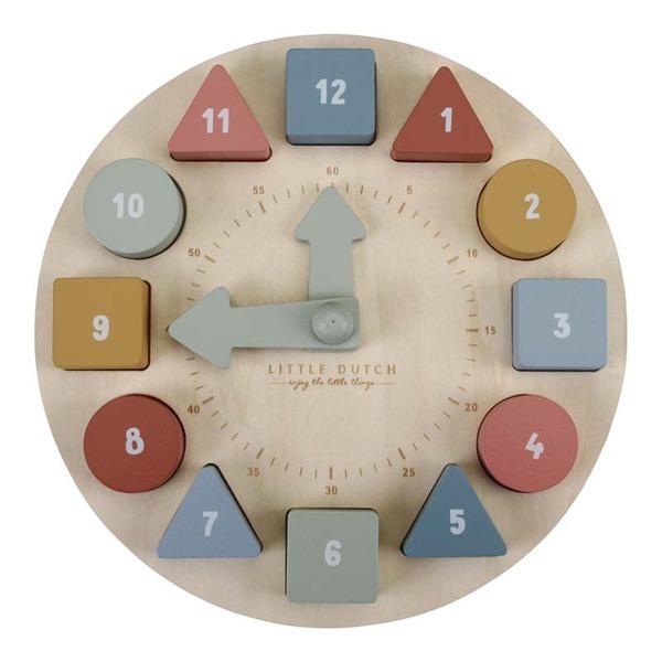 Little Dutch Wooden Puzzle Clock | Little Favourites | Designed for ...