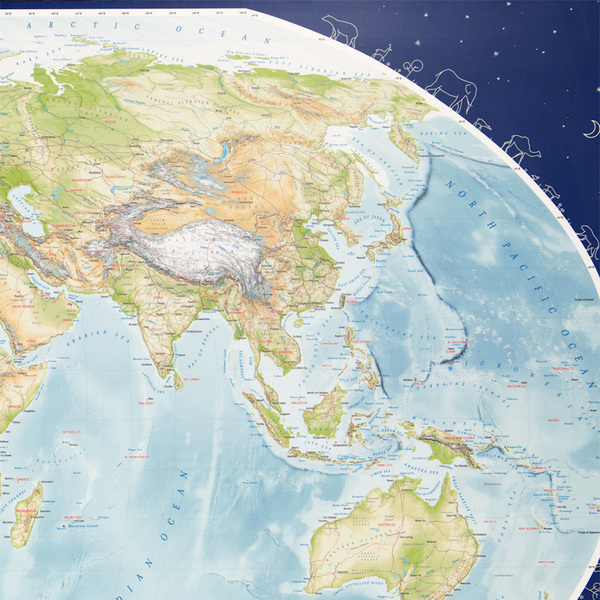 World Map | This latest world map shows the whole world with landscape ...