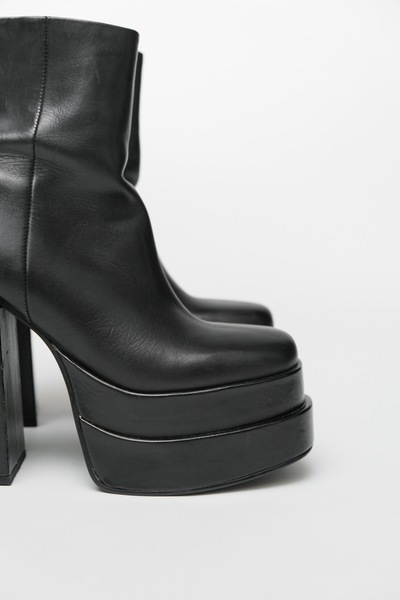 Leather Chunky Boots