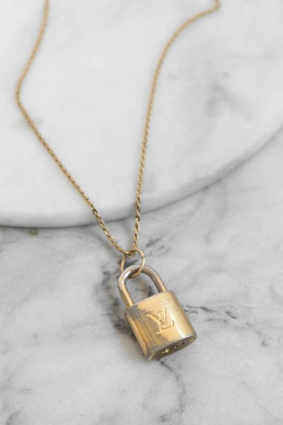 LV Padlock Gold