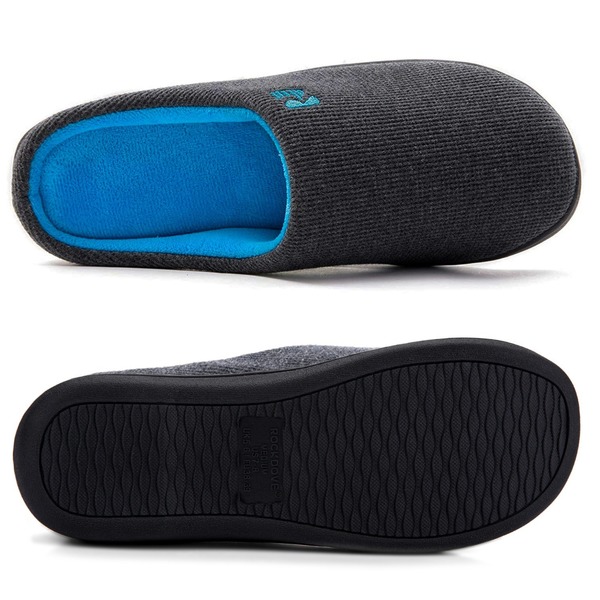 ROCKDOVE Original Two-Tone Slipper - Dark Grey | High quality memory ...