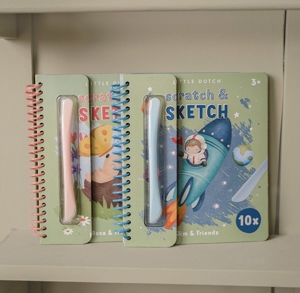 Little Dutch Scratch & Sketch book - Rosa & Friends | Little Favourites ...