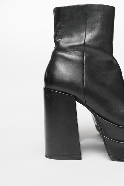 Leather Chunky Boots