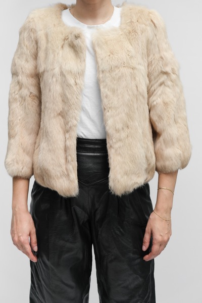 Fur Jacket Cream