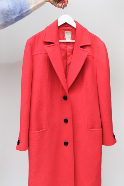 Celine Paris Wool Structured Coat | Circa the 70s, Vintage Celine Paris ...