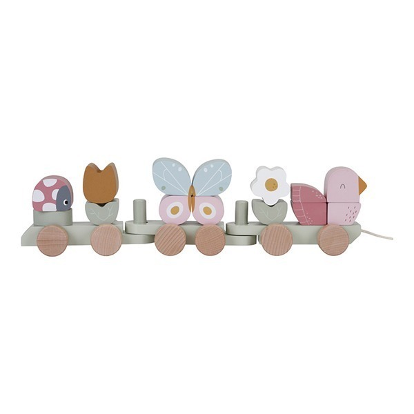 Little Dutch Stacking Train - Flowers & Butterflies | Little Favourites ...