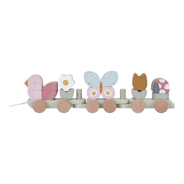 Little Dutch Stacking Train - Flowers & Butterflies | Little Favourites ...