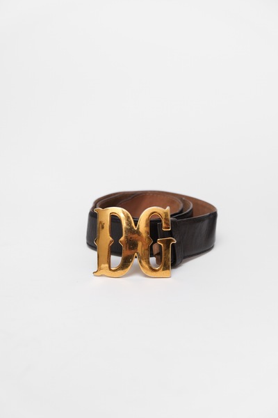 D&G Gold Logo Belt