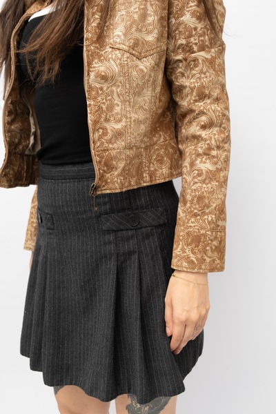 Sandro Andy Wool Pleated Mini Skirt | Pre-owned Sandro Andy Wool ...