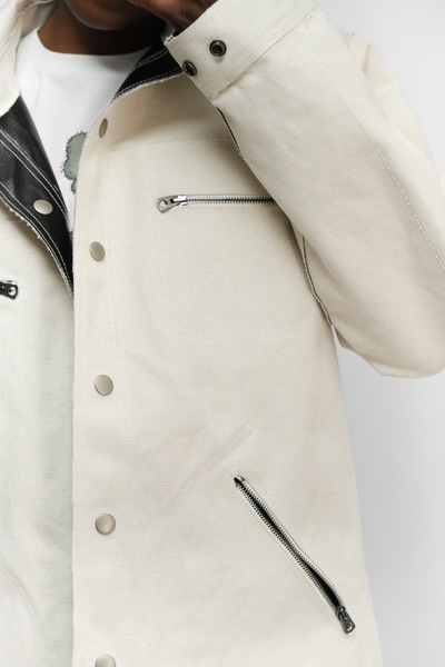 Diesel Reversible Jacket In Rubberised Canvas | Pre-owned Diesel ...