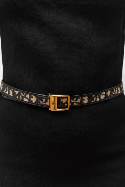 Dior Monogram Belt | Vintage Dior monogram belt. Gold tone engraved ...